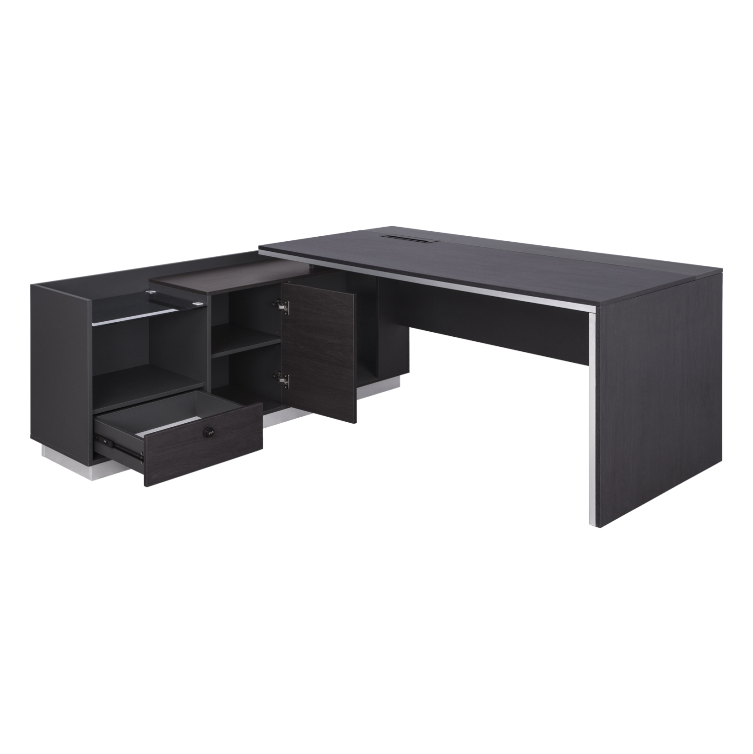 ΓΡΑΦΕΙΟ ΕΠΑΓΓΕΛΜΑΤΙΚΟ ΑΡΙΣΤΕΡΗ ΓΩΝΙΑ ROSEWOOD HM2112L 200X160X76Υ εκ ...
