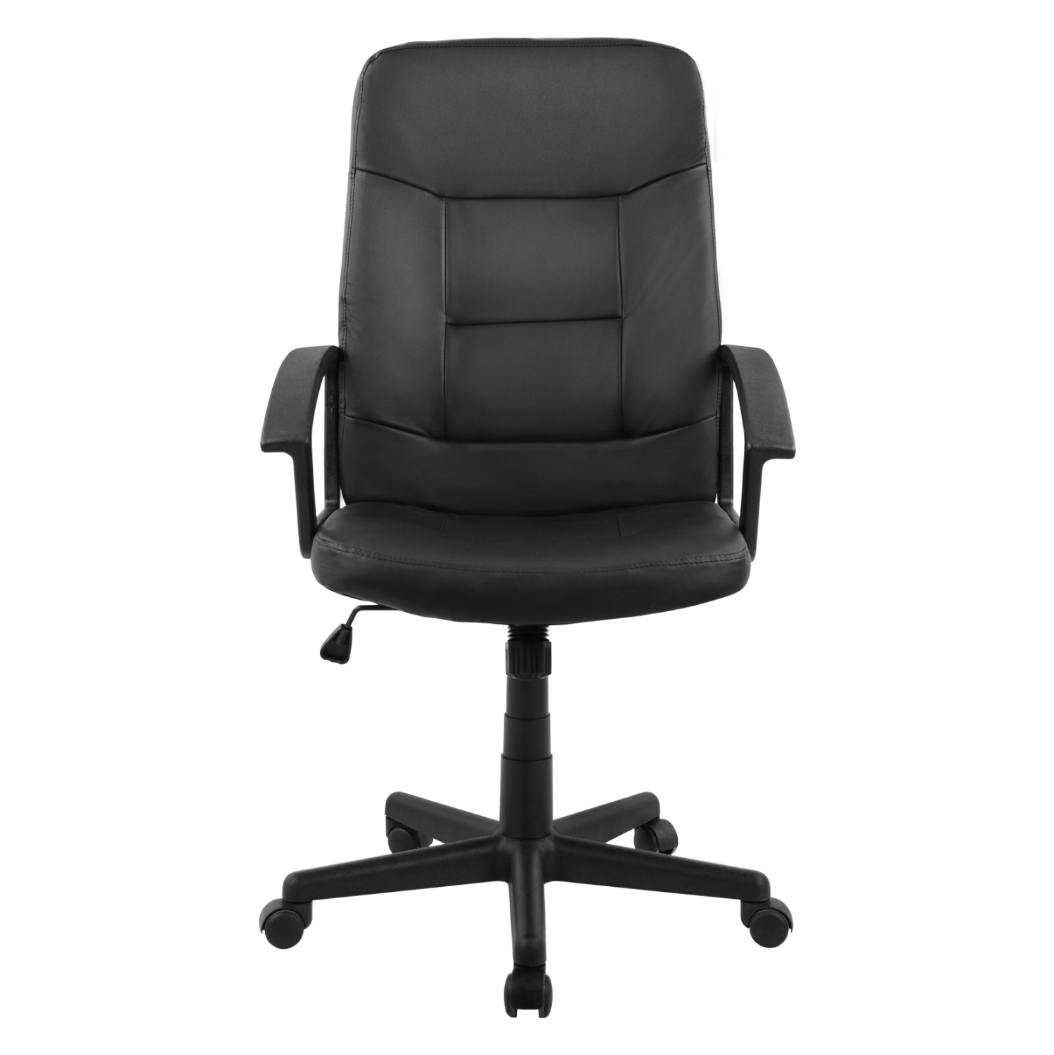 ΚΑΡΕΚΛΑ ΓΡΑΦΕΙΟΥ ΜΑΥΡΟ PU SIVANA 64x56x105-114Y εκ.HM1033 - newcampico.gr